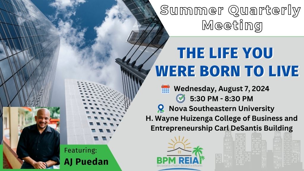 The Life You Were Born to Live - BPM REIA