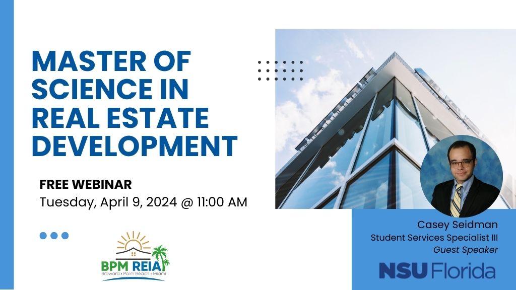Master of Science in Real Estate Development - BPM REIA