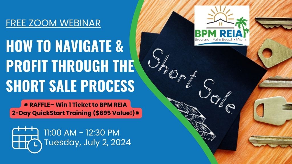 How to Navigate & Profit Through the Short Sale Process - BPM REIA