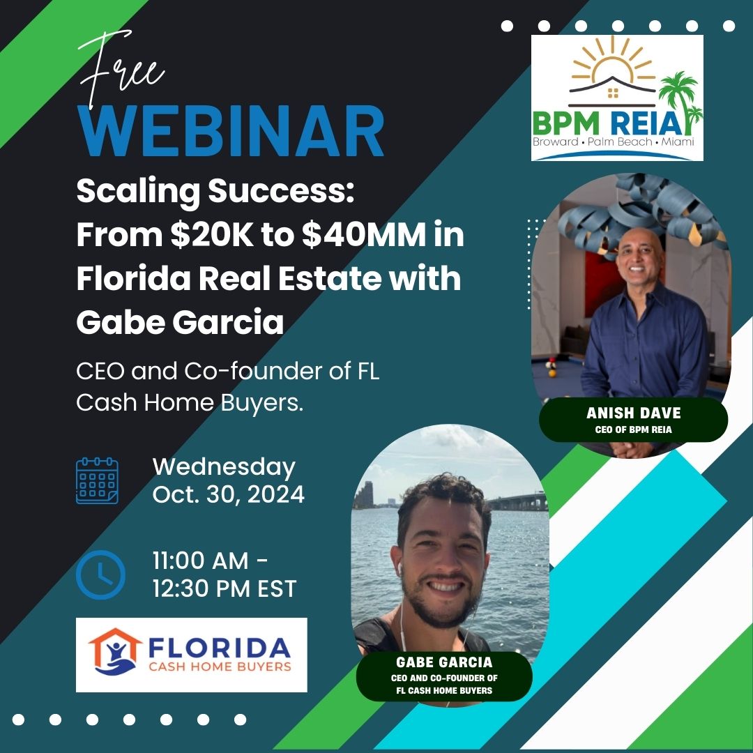 Scaling Success: From $20K to $40MM in Florida Real Estate with Gabe ...