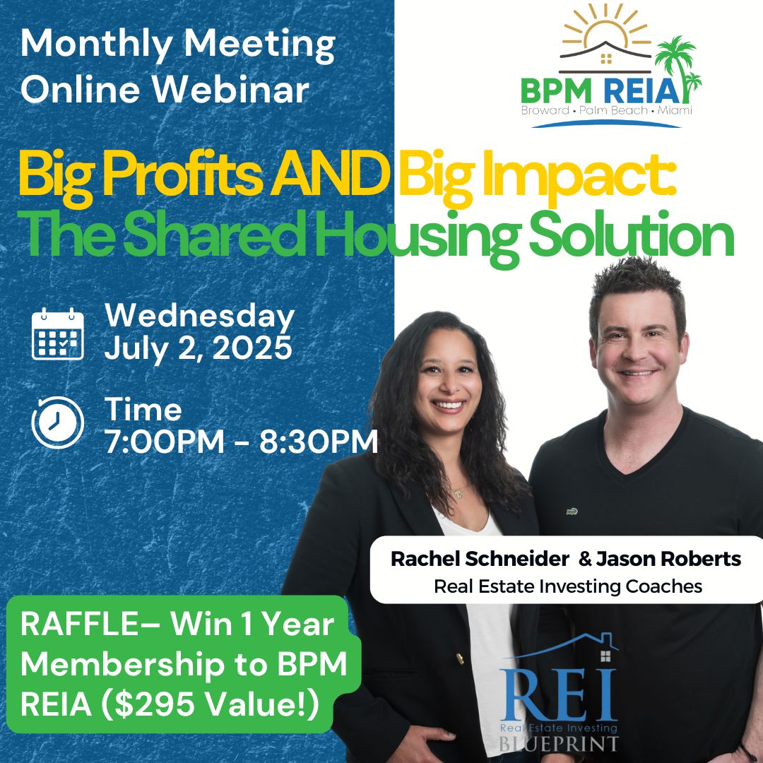 Big Profits AND Big Impact: The Shared Housing Solution - BPM REIA