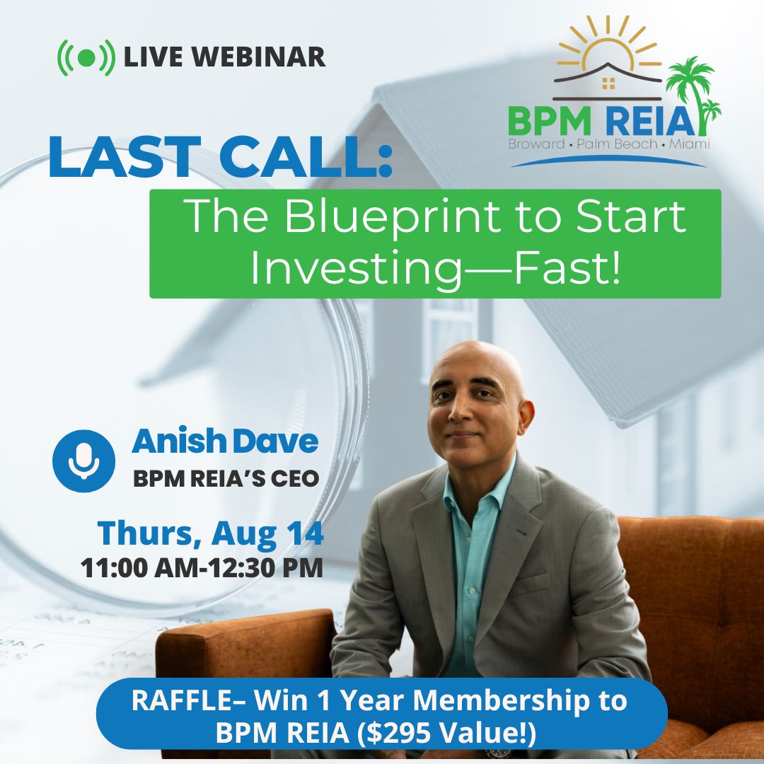 Last Call: The Blueprint to Start Investing—Fast! - BPM REIA
