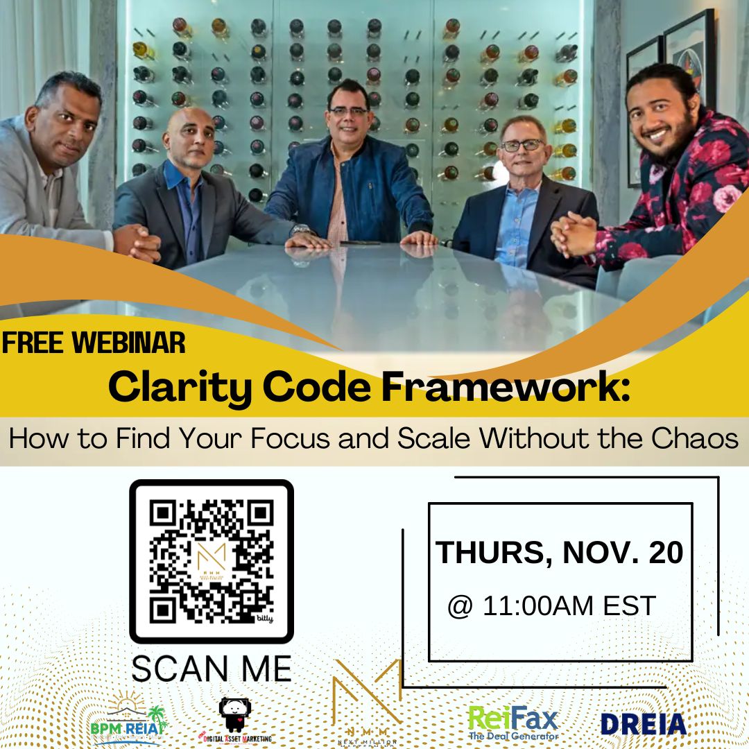 Clarity Code Framework: How to Find Your Focus and Scale Without the Chaos - BPM REIA
