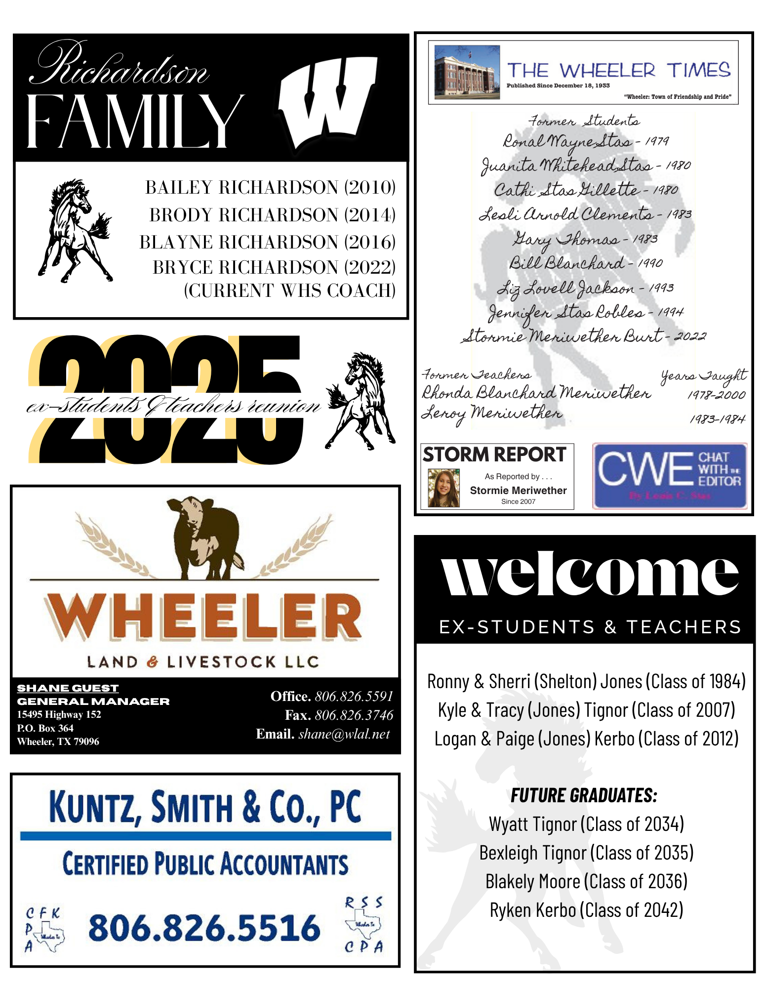 Reunion 2025 - Wheeler Mustangs Alumni