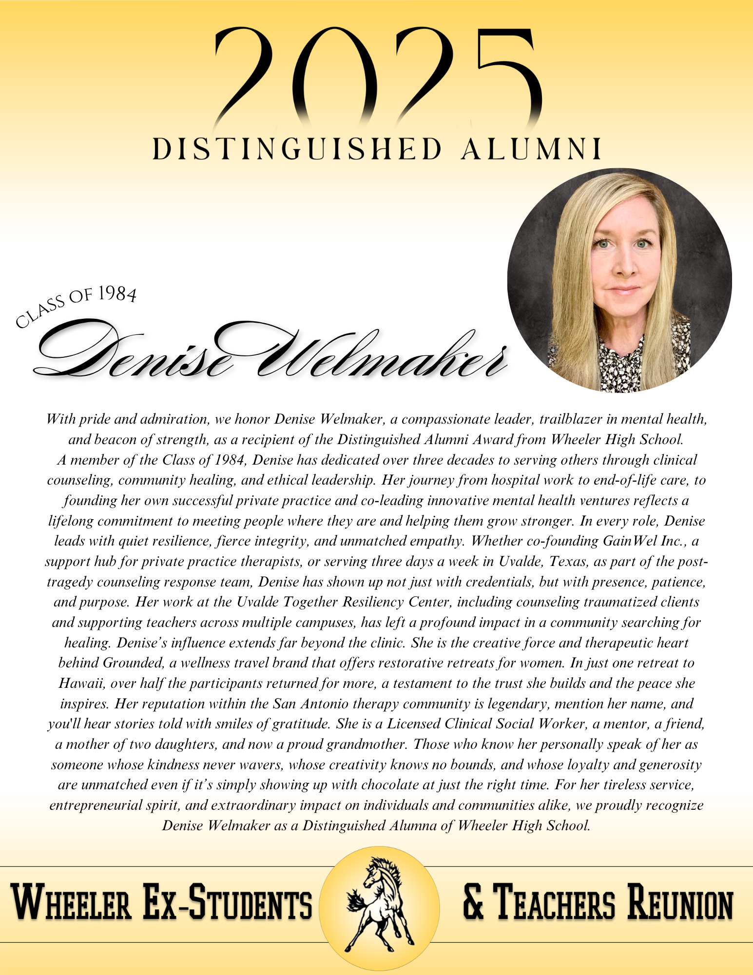 Reunion 2025 - Wheeler Mustangs Alumni