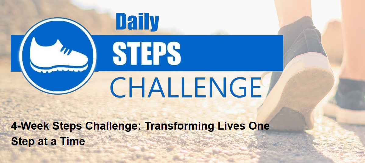 4-Week Daily Steps Challenge | Build Healthy Habits One Step at a Time