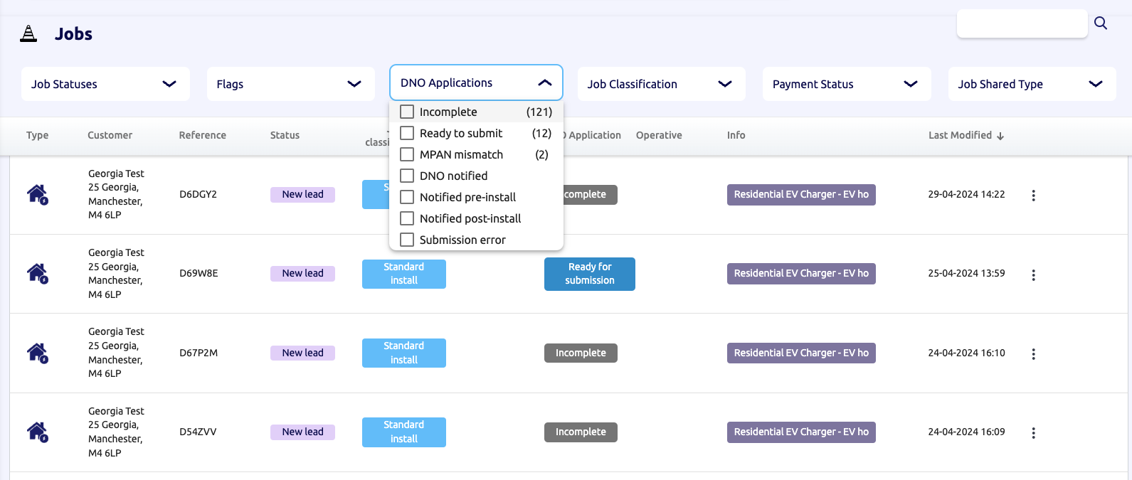 DNO process - installHUB