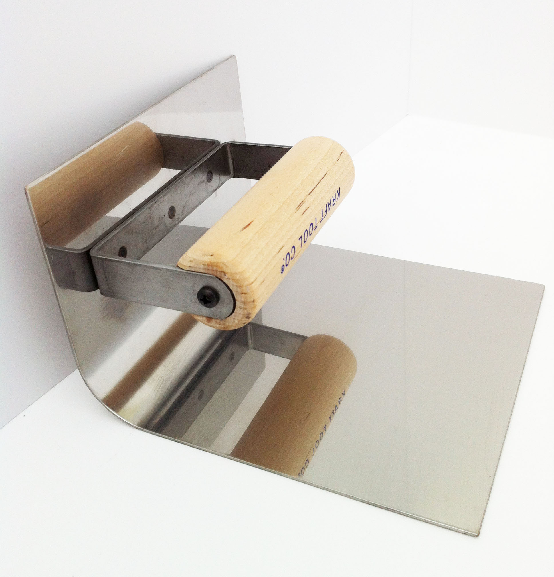 12-471 - Cove trowel SS, 4" X 6" x 6", 1" radius