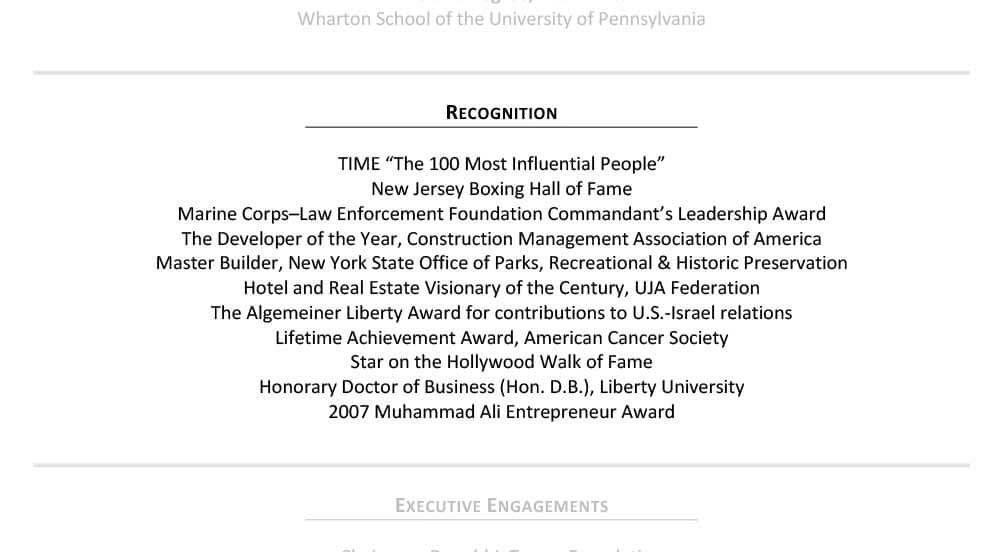 Applying for Presidency | TopResume