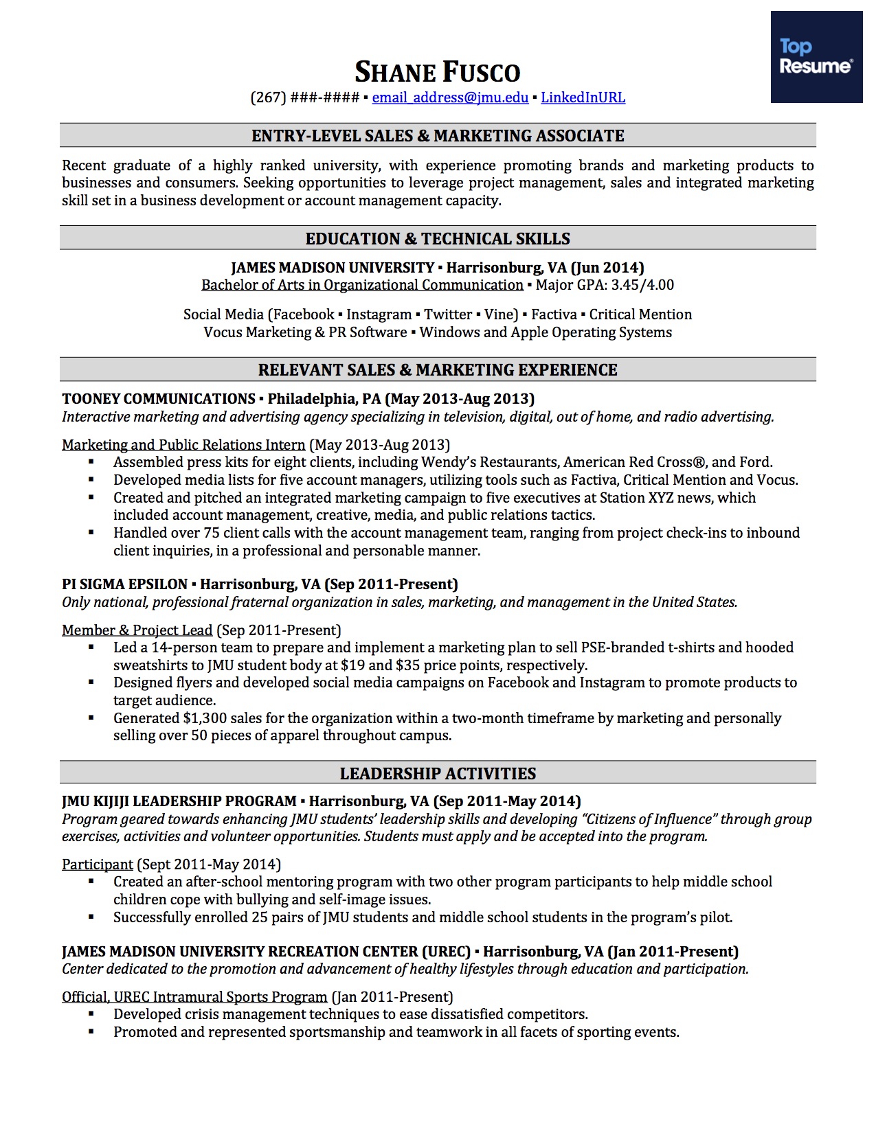 How To Make A Great Resume With No Experience TopResume