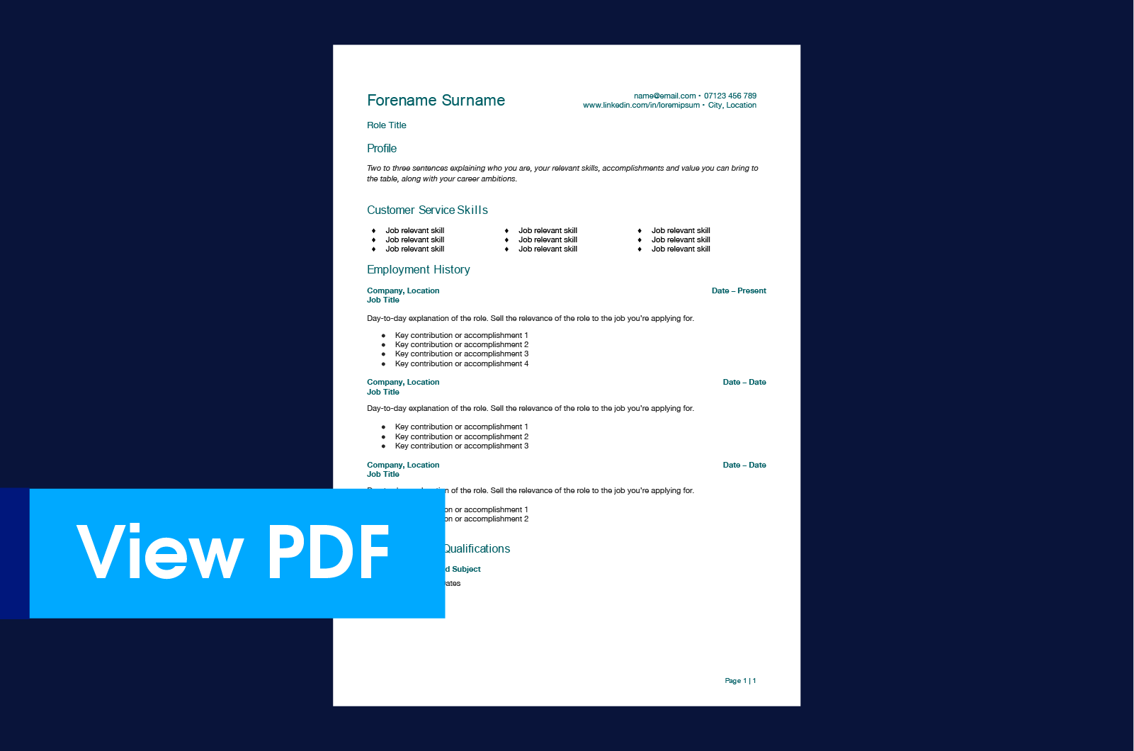 How to write a Customer Assistant CV (with example and template) | TopCV