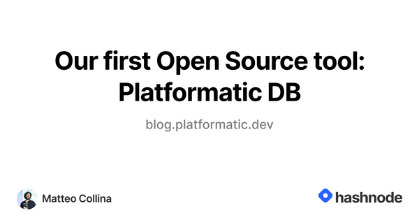 Platformatic DB and other Adventures in Nodeland - Issue #78