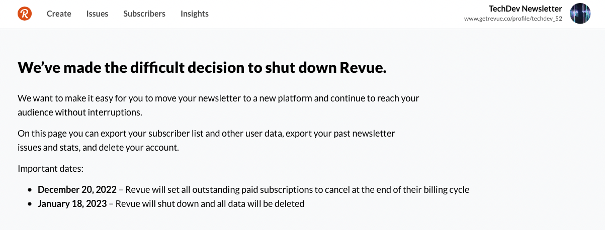 TechDev Newsletter - Full Issue #59 - TechDev Newsletter