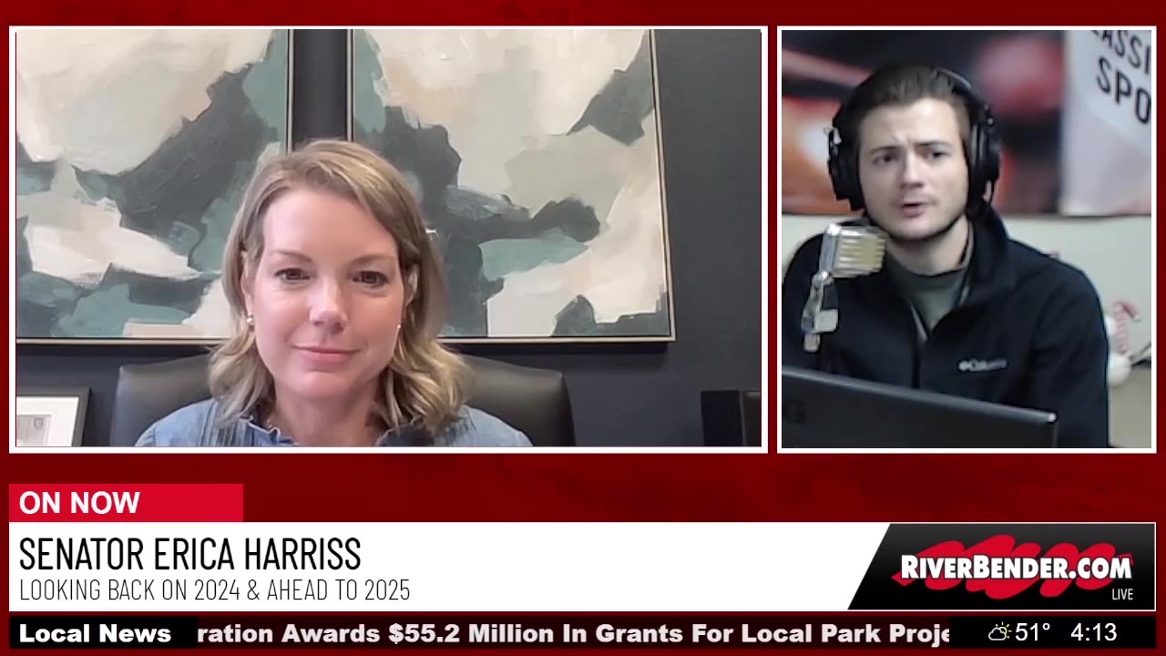 Our Daily Show Interview! Senator Erica Harriss: 2024 Recap & A Look at ...