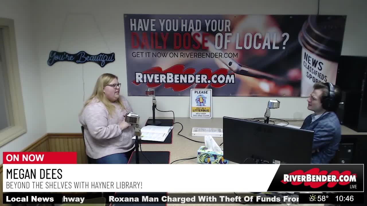 Our Daily Show Interview! Beyond the Shelves with Megan and Hayner ...