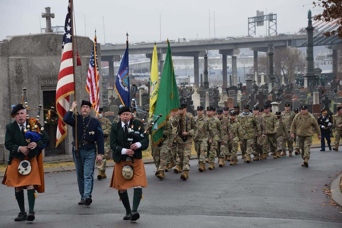 NY State Guard honors Irish Brigade role in Civil War 1863 Battle of ...