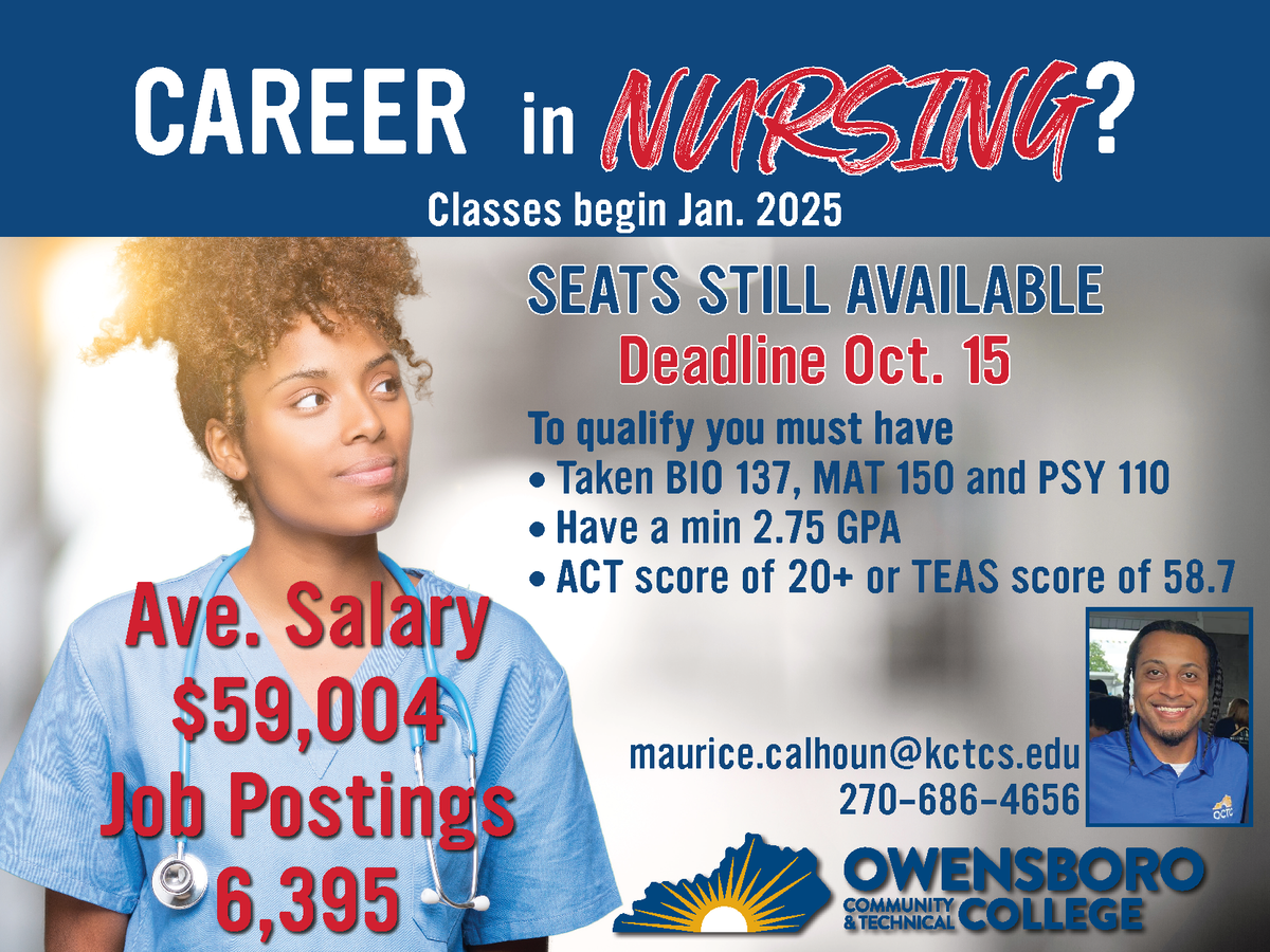 OCTC Nursing Program Deadline for Applications