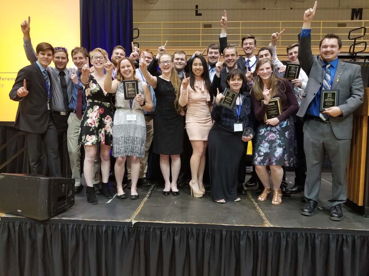 Trine wins ASCE regional competition