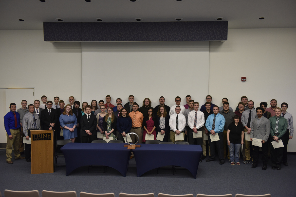 Trine inducts 49 into Order of the Engineer