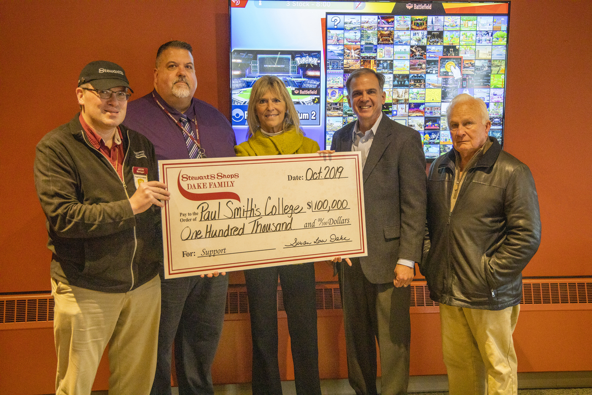 Stewart's Shops/Dake Family awards Paul Smith's College $100,000 for ...