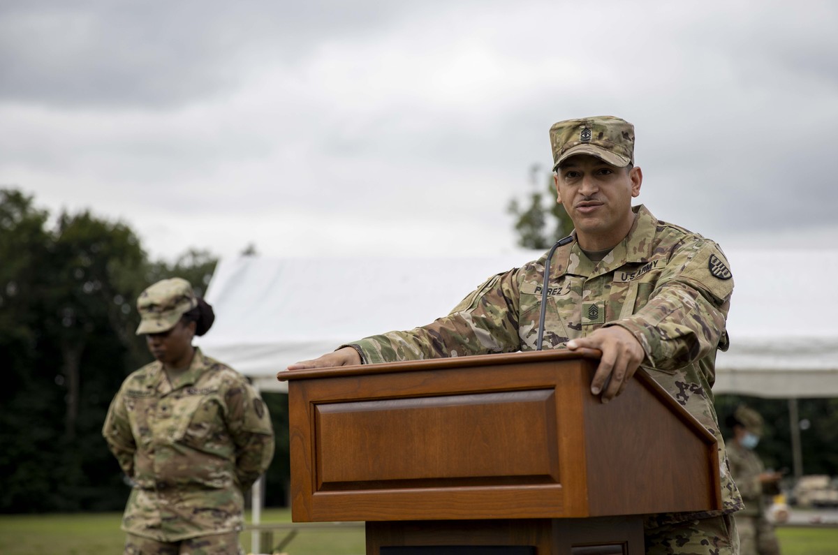 NY Army National Guard 1st Sgt. William Perez, a Brooklyn resident ...
