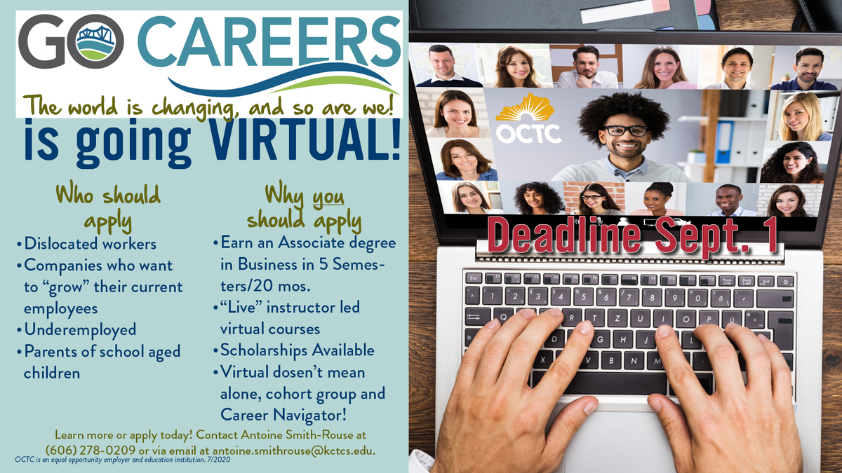 OCTC's GO CAREERS Program Going Virtual
