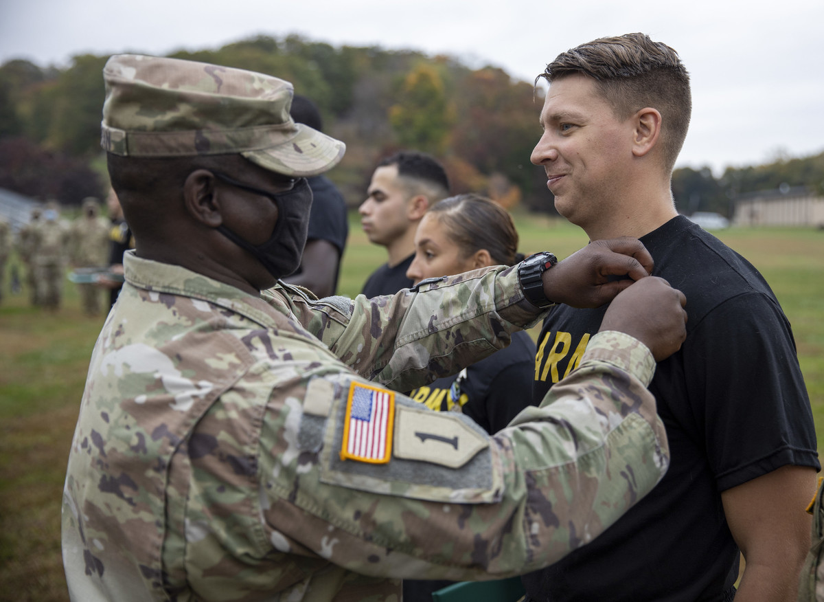 Stratford resident Andrew Clark, a sergeant in the New York Army ...