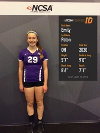 Emily Paton's Women's Volleyball Recruiting Profile