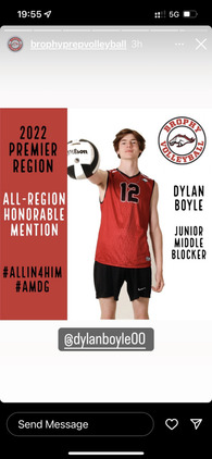 Dylan Boyle's Men's Volleyball Recruiting Profile