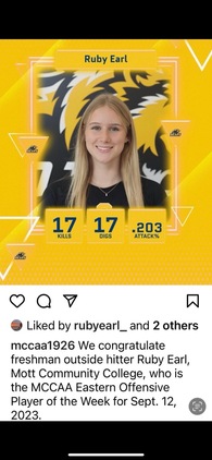 Ruby Earl's Women's Volleyball Recruiting Profile