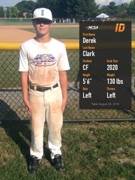 Derek Clark's Baseball Recruiting Profile