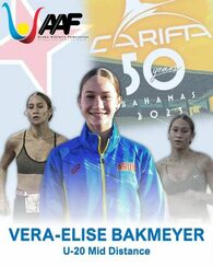 Vera-Elise Josephine Bakmeyer's Women's Track Recruiting Profile