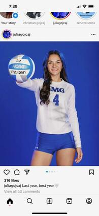 Julia Gojcaj's Women's Volleyball Recruiting Profile