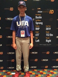 Dustin Sprong's Baseball Recruiting Profile