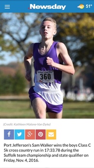 Sam Walker's Men's Track Recruiting Profile