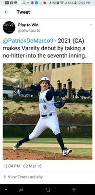 Patrick DeMarco Jr.'s Baseball Recruiting Profile