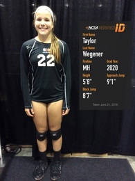 Taylor Wegener's Women's Volleyball Recruiting Profile