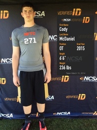 Cody McDaniel's Football Recruiting Profile