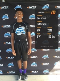 Decorian Patterson's Football Recruiting Profile