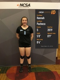 Hannah Pacheco's Women's Volleyball Recruiting Profile