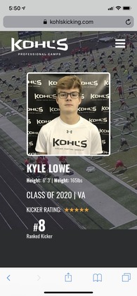 Kyle Lowe's Football Recruiting Profile