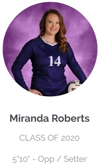 Miranda Roberts's Women's Volleyball Recruiting Profile