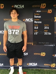 Roman Moreno's Football Recruiting Profile