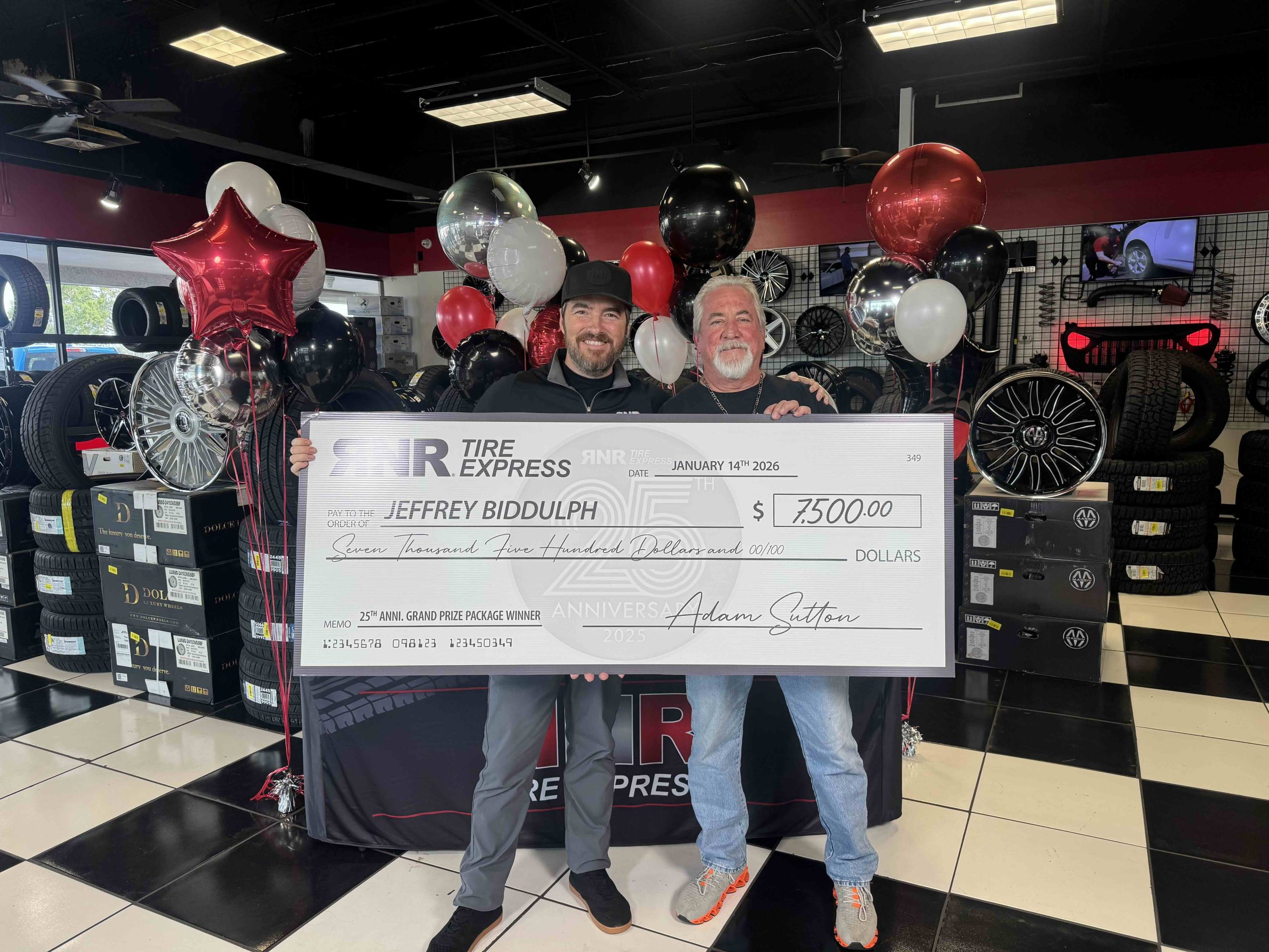 Customer Appreciation Drives RNR Tire Express 25th Anniversary Giveaway ...