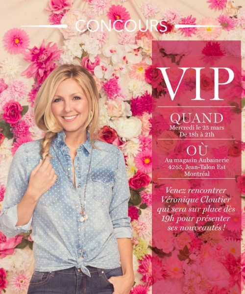 Assistez à la soirée VIP des nouveautés des collections Véro ...