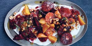 Salade d'oranges sanguines et betteraves rôties d'Athena Calderone