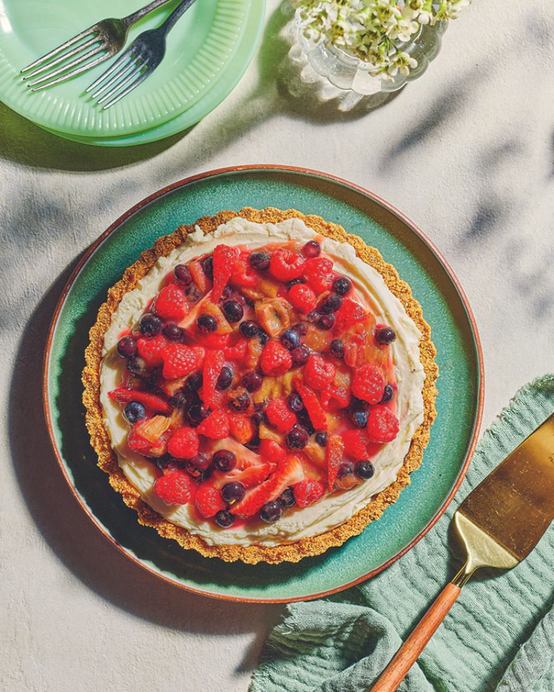 Folks & Forks : Tarte au fromage et aux petits fruits de saison