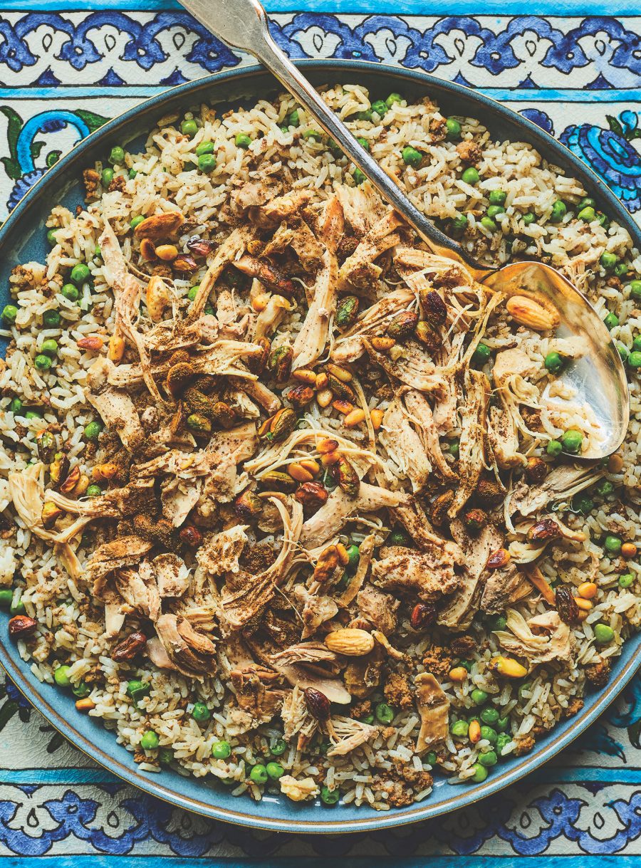 Recette de riz au bœuf et au poulet