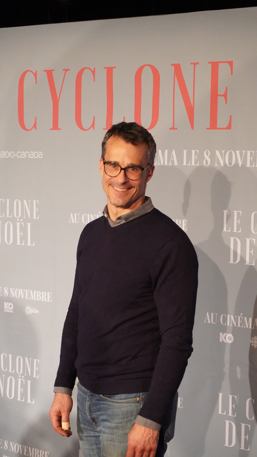 Tapis rouge du film Le cyclone de Noël avec Véronique Cloutier