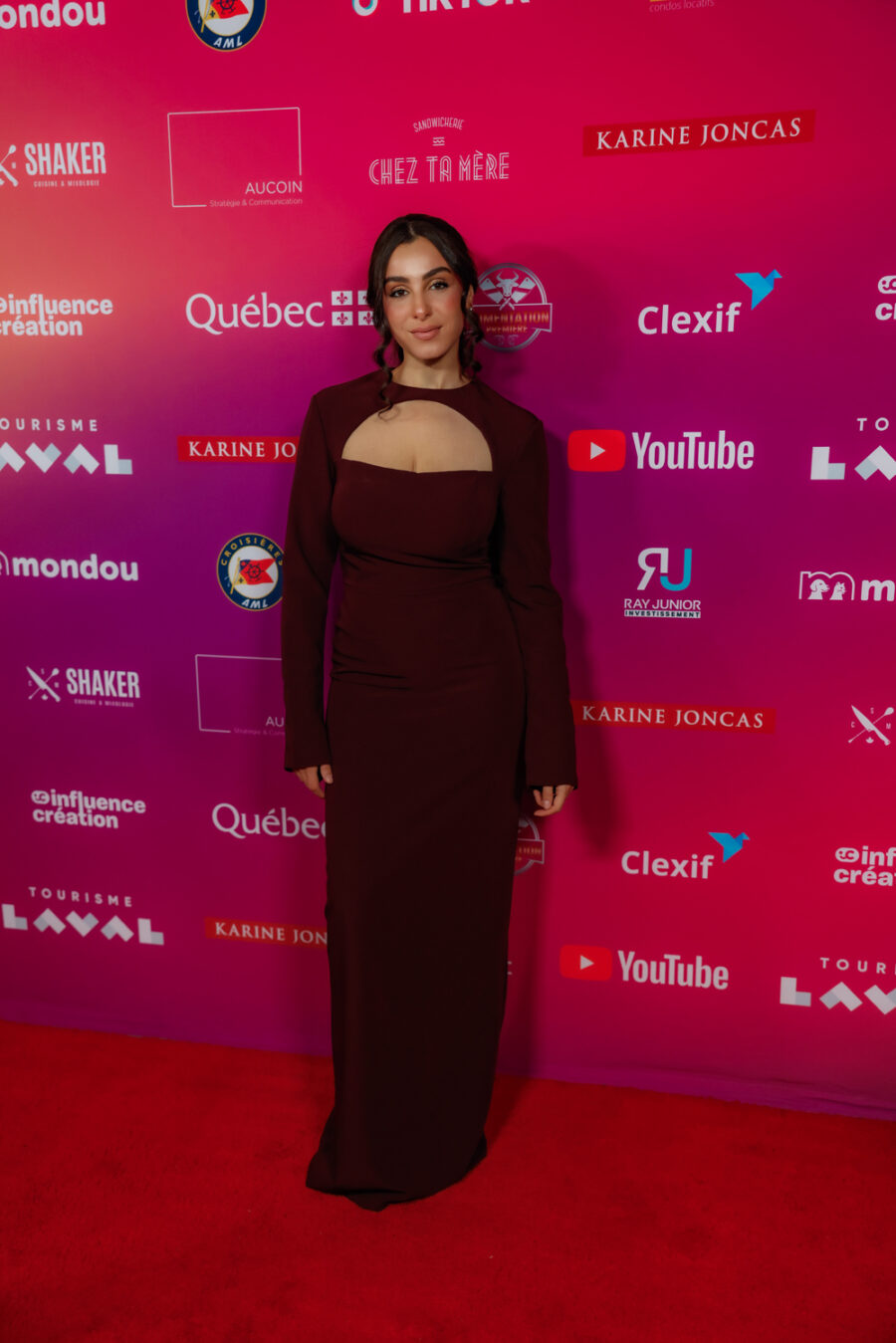 Sur le tapis rouge du Gala InfluenceCréation 2025